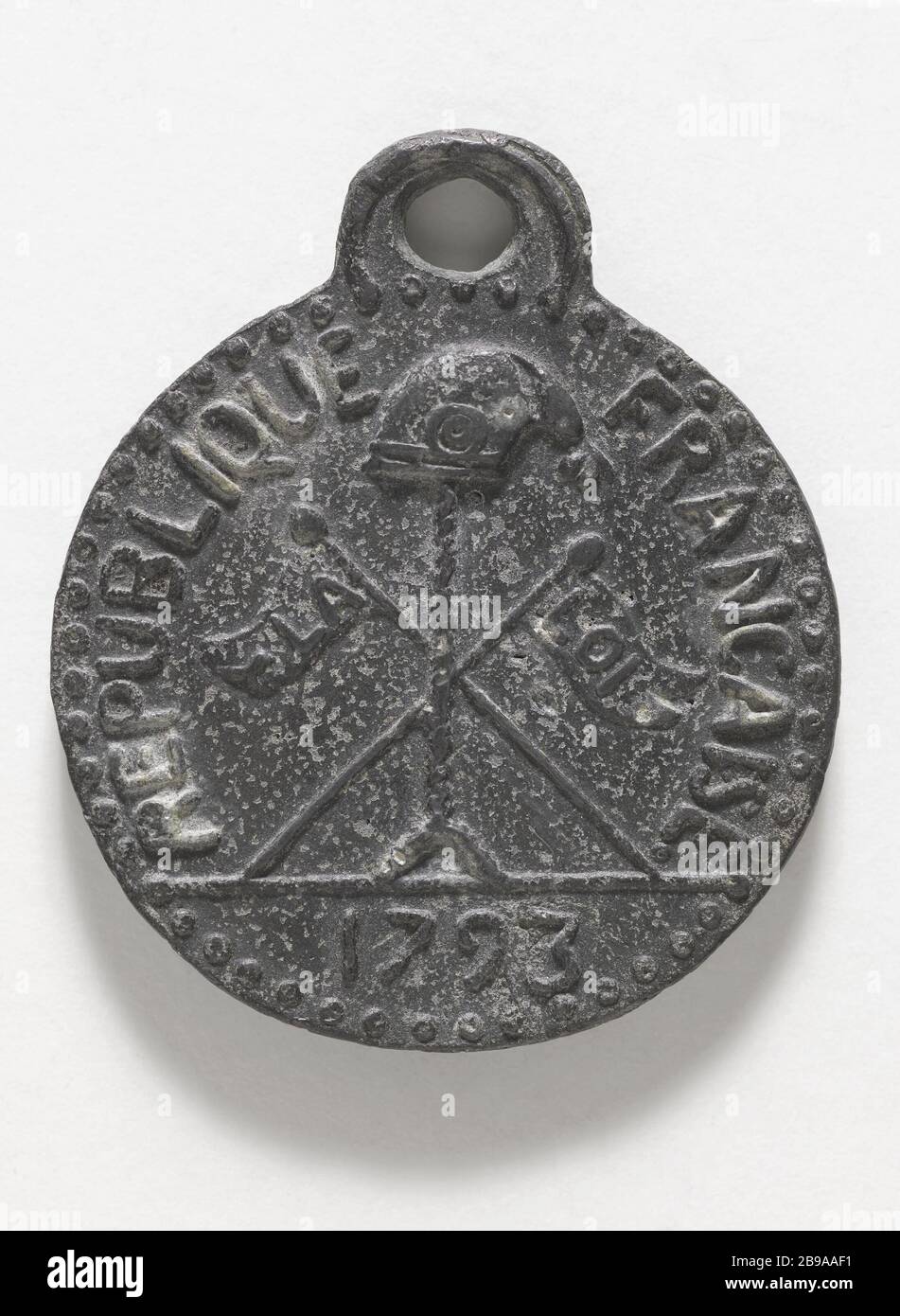 MAGISTRATE badge? Anonyme. "Insigne de magistrat". Plomb. 1793. Paris ...