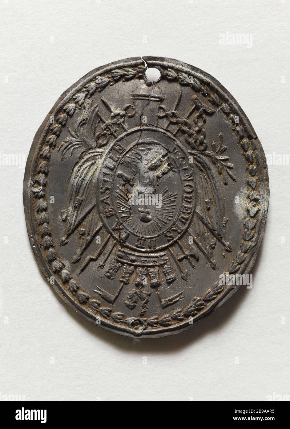 BADGE OF WINNERS OF THE BASTILLE Anonyme. "Insigne des vainqueurs de la ...