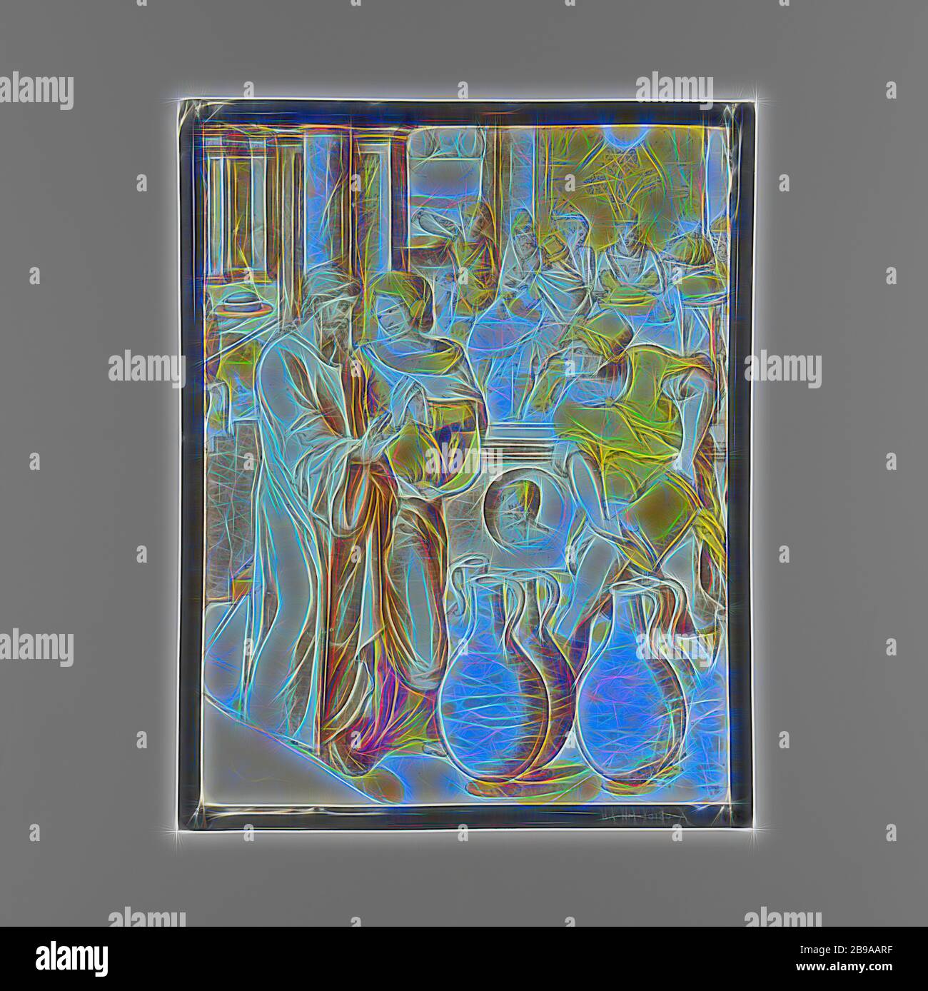 The wedding at cana by jan swart van groningen hi-res stock photography ...