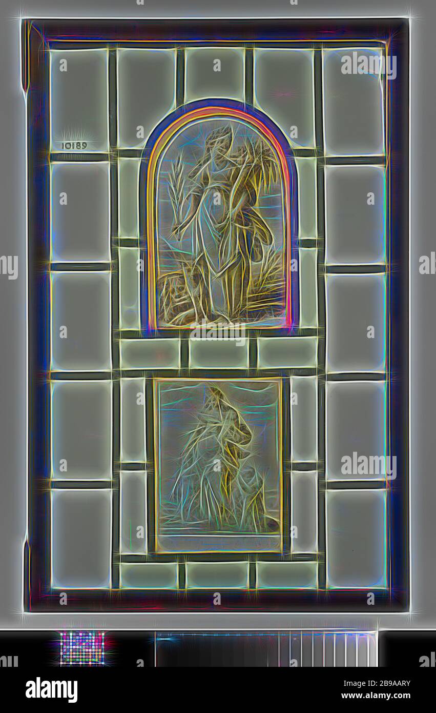 Window with personification of Peace and Love, Panel with ...