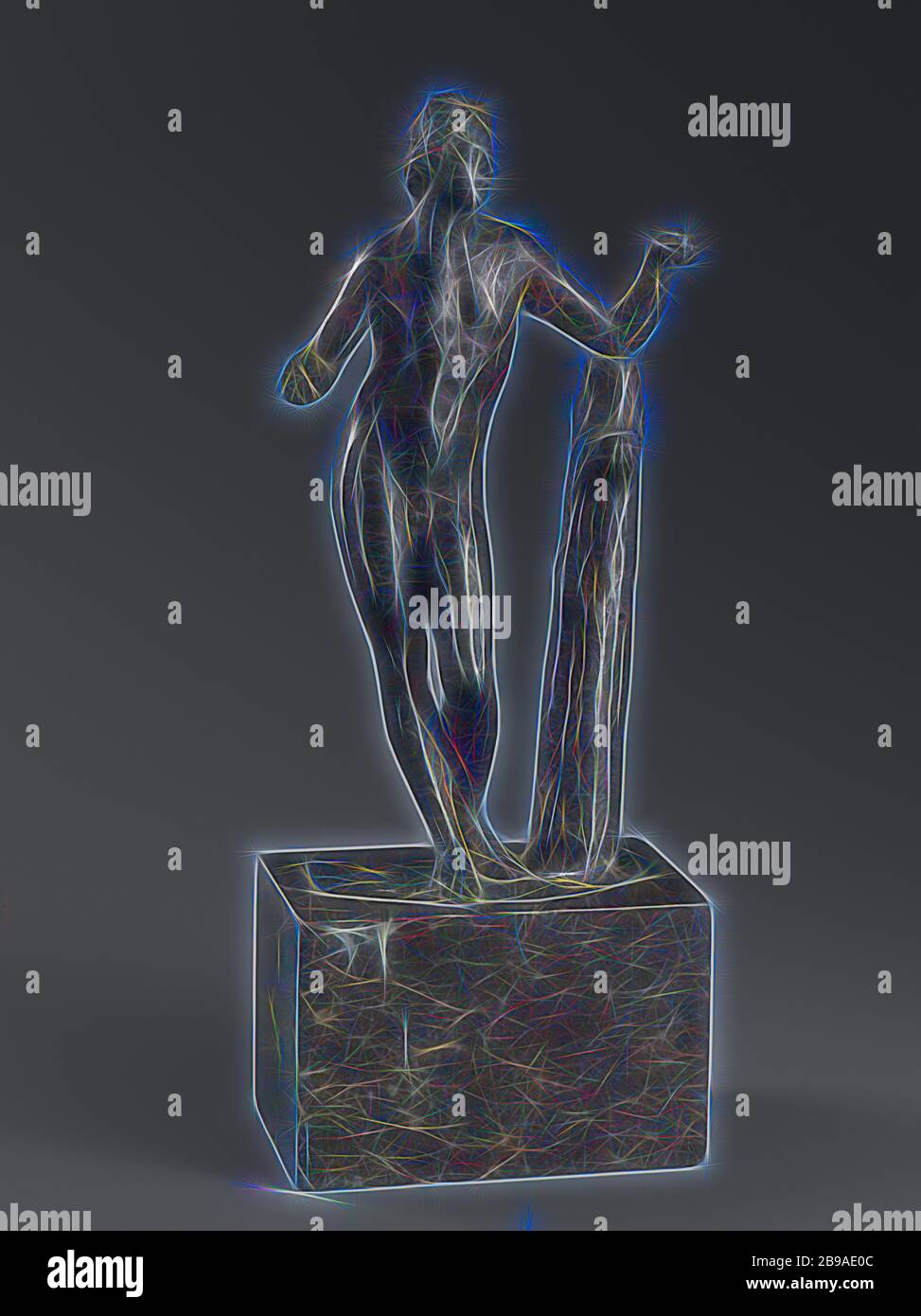 Apollo standing next to a tree stump, Italy, c. 1500 - c. 1599, bronze ...