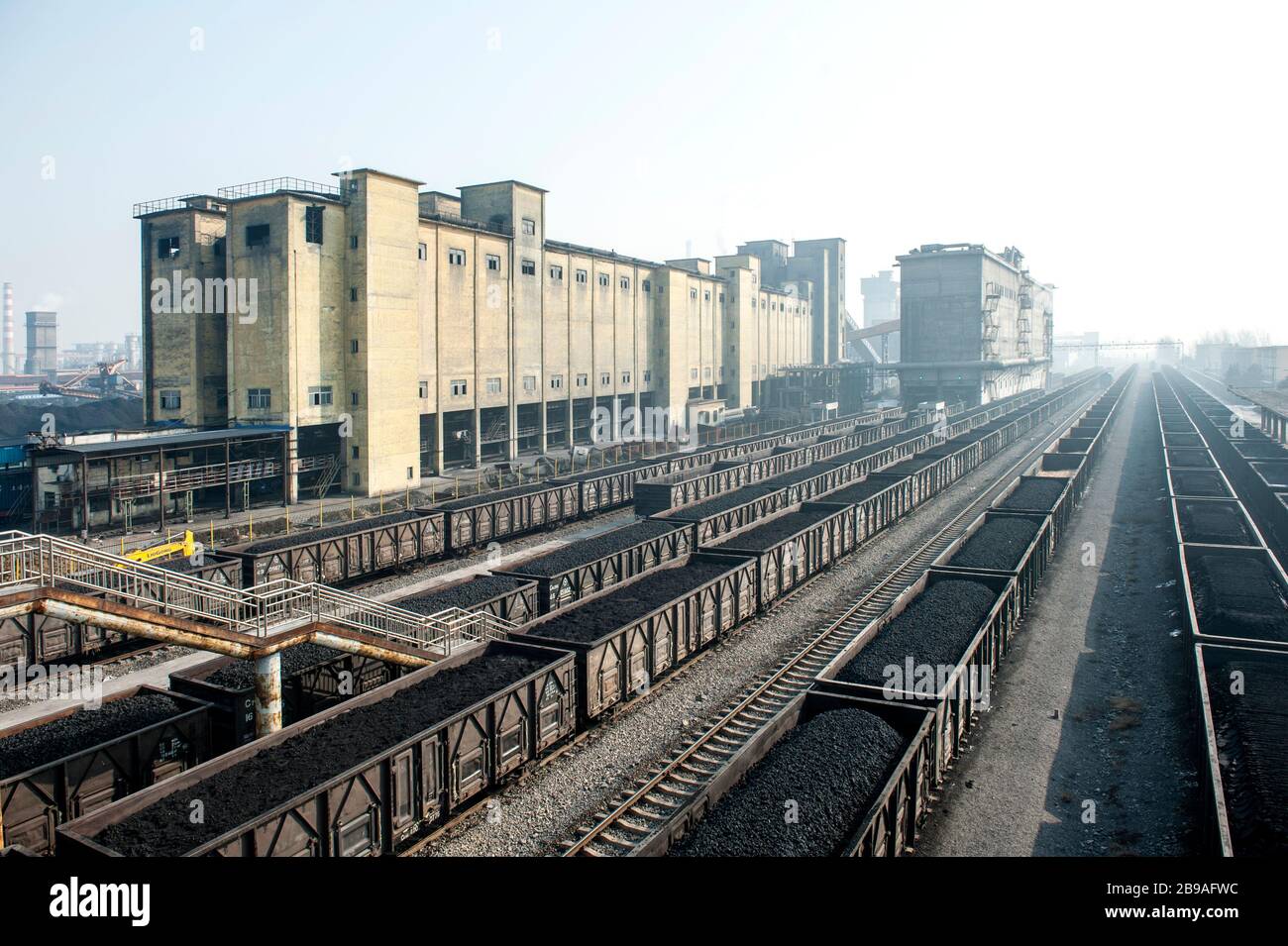 Railway coal transportation Stock Photo - Alamy