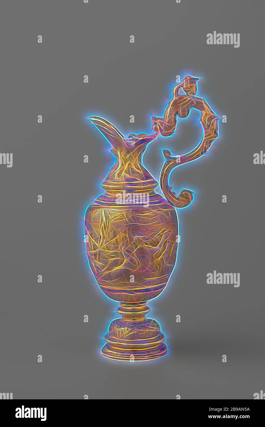 Galvanoplastic reproduction of a jug with parades of sea gods ...