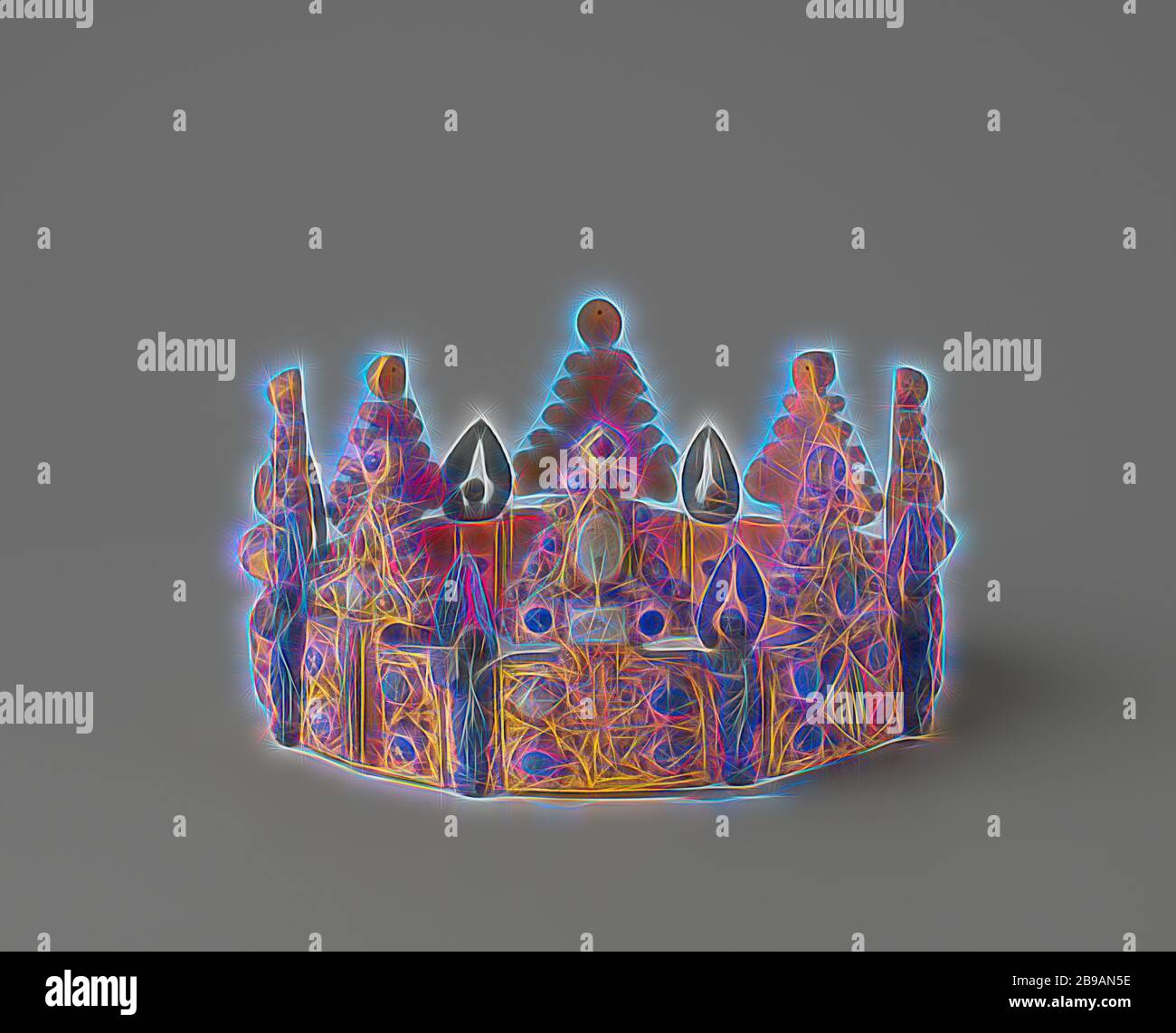 Engraved crown border hi-res stock photography and images - Alamy