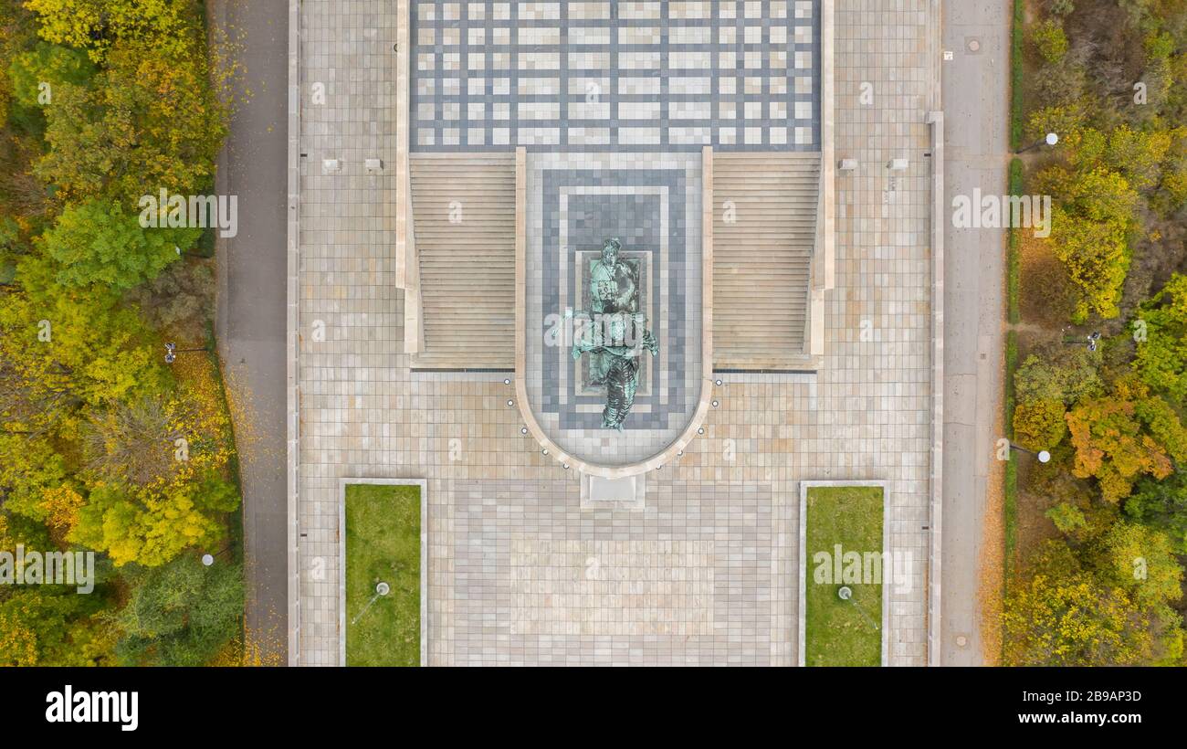 Aerial view of National Monument on Vitkov Hill - National war memorial ...
