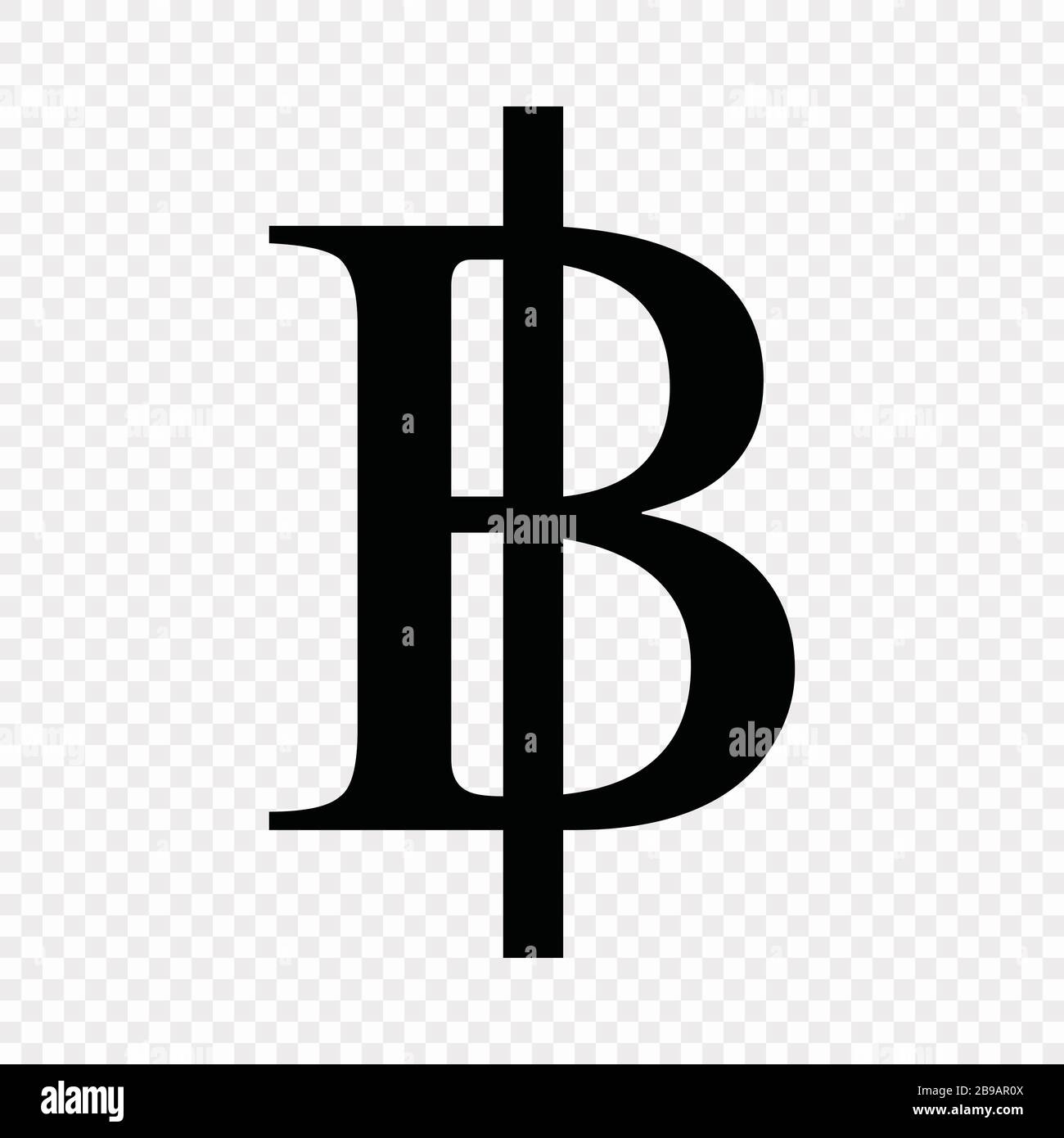 Thai Money Sign Stock Vector Images - Alamy