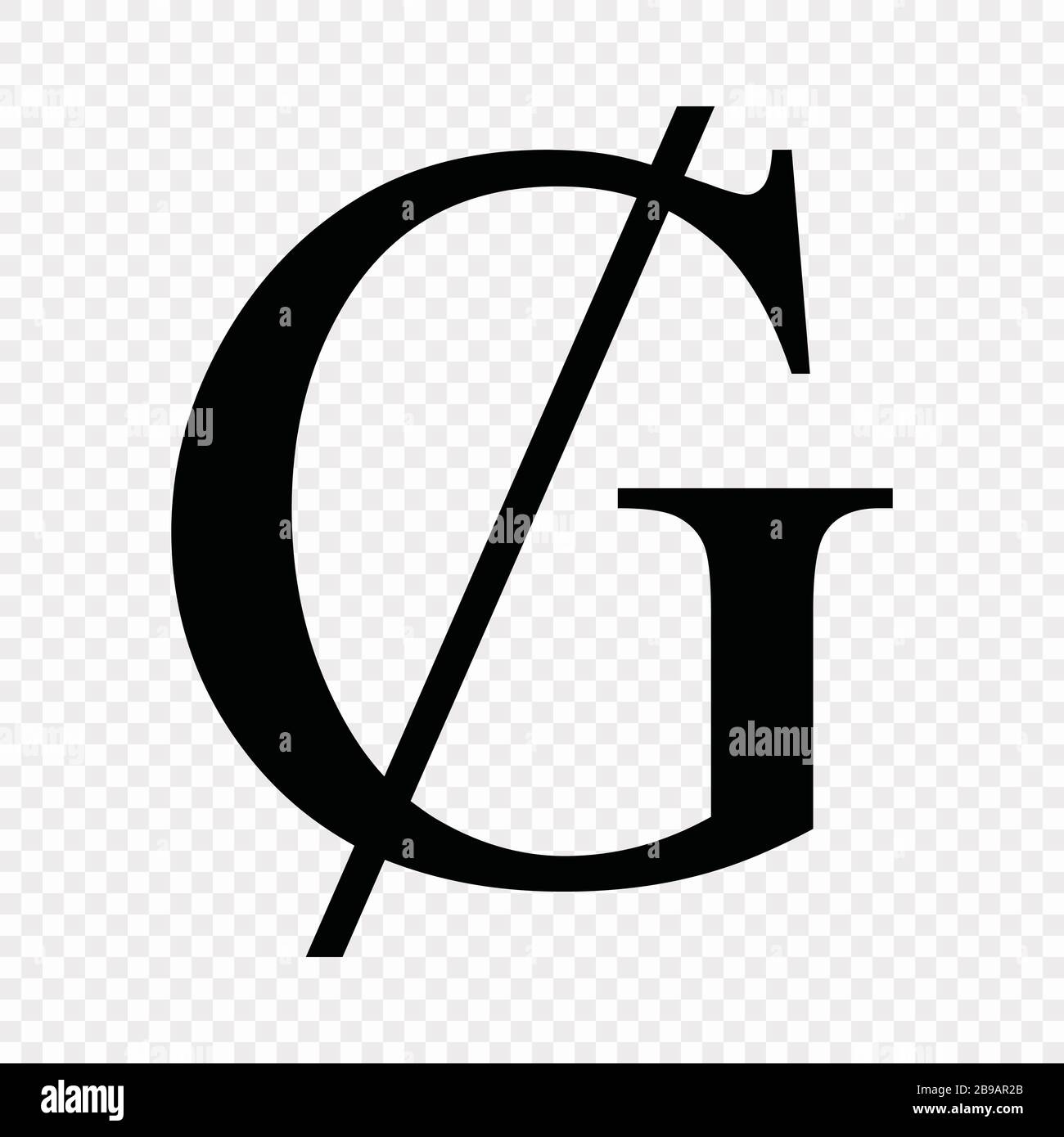 Paraguayan guarani sign . Currency symbol icon Stock Vector Image & Art ...
