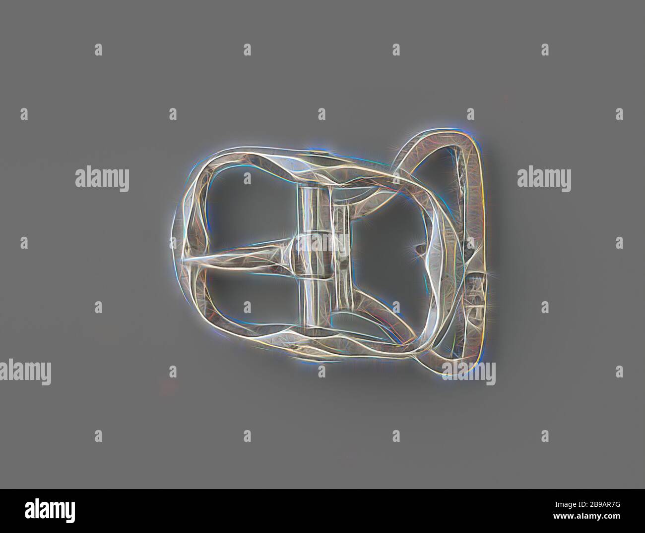 Silver belt buckle, Simple silver belt buckle., Johannes Kuypers ...