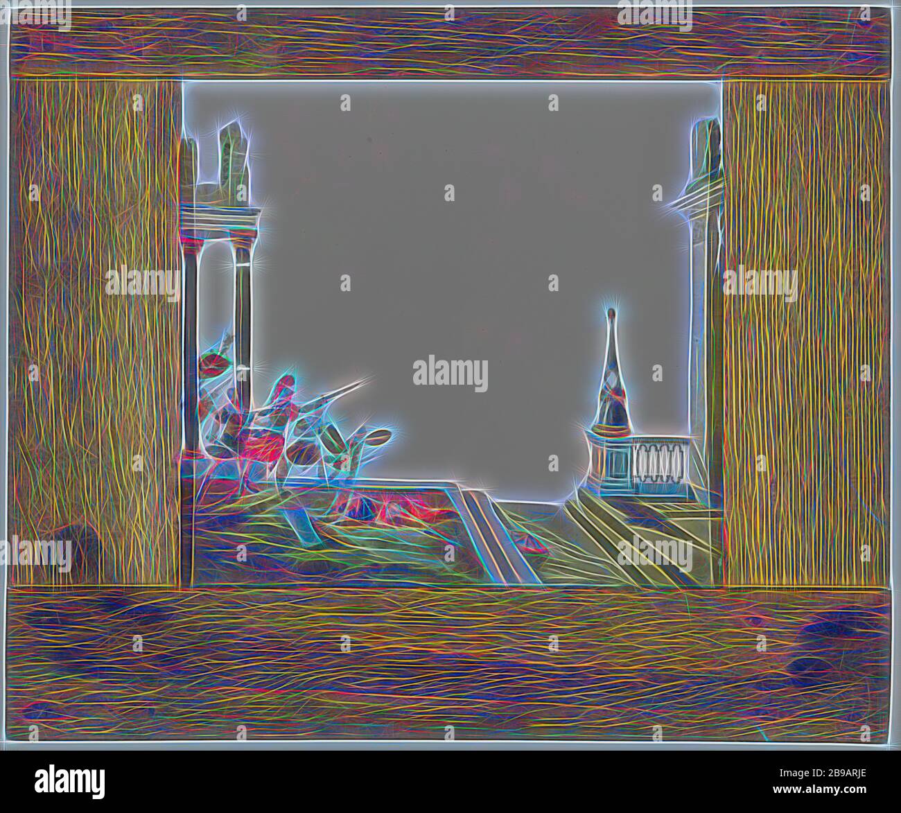 Roman soldiers, On the left run Roman soldiers who carry a banner with ...