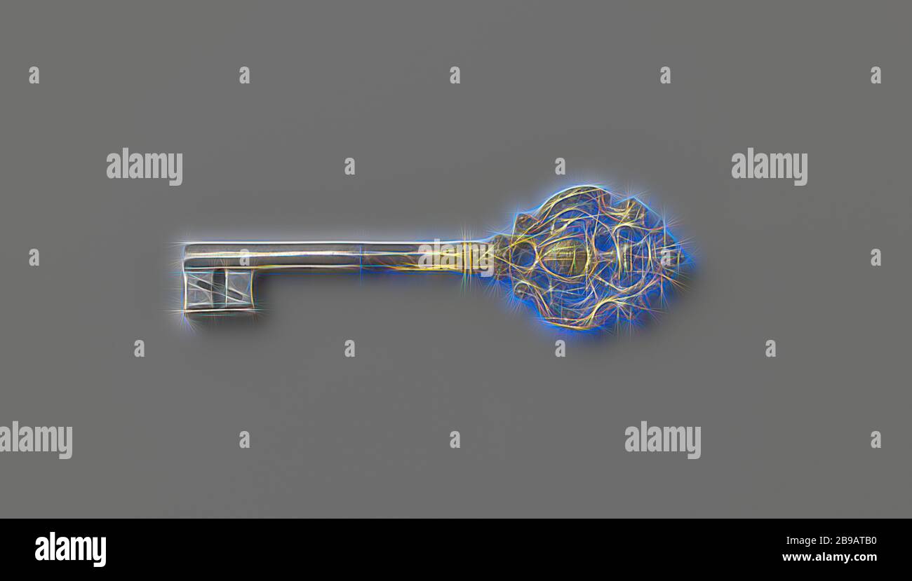 Key, so-called chamberlain key with the coat of arms of Franz Ludwig ...