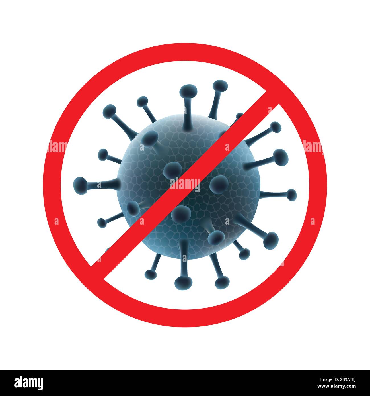 Coronavirus caution sign. Virus alert Stock Vector Image & Art - Alamy