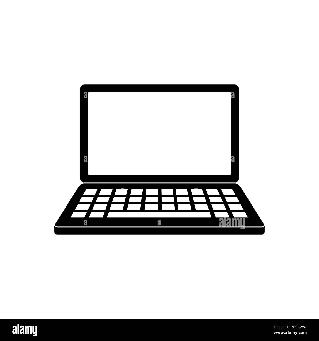 Laptop computer icon. Vector illustration Stock Vector Image & Art - Alamy
