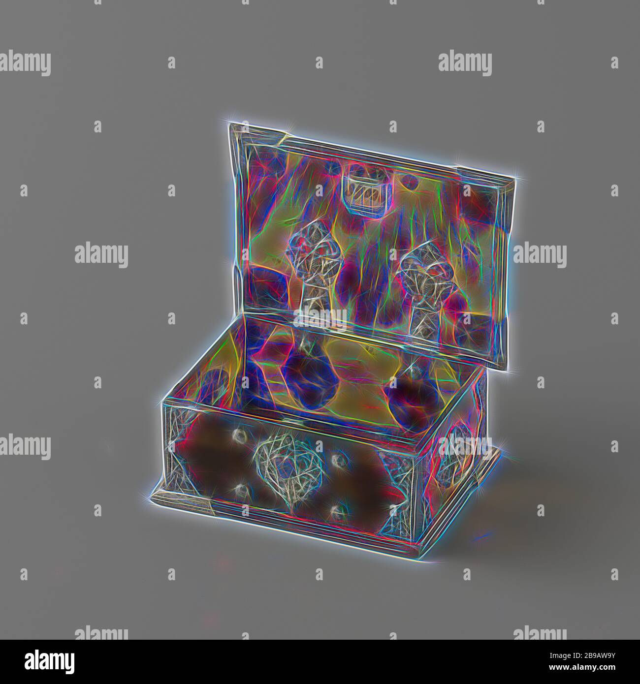 Casket Turtle box with silver fittings, Casket / box of turtle with ...