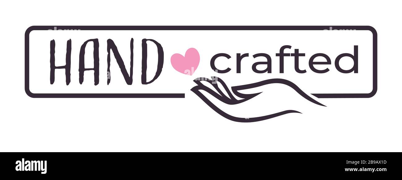 Craft gift shop handmade Stock Vector Images - Alamy