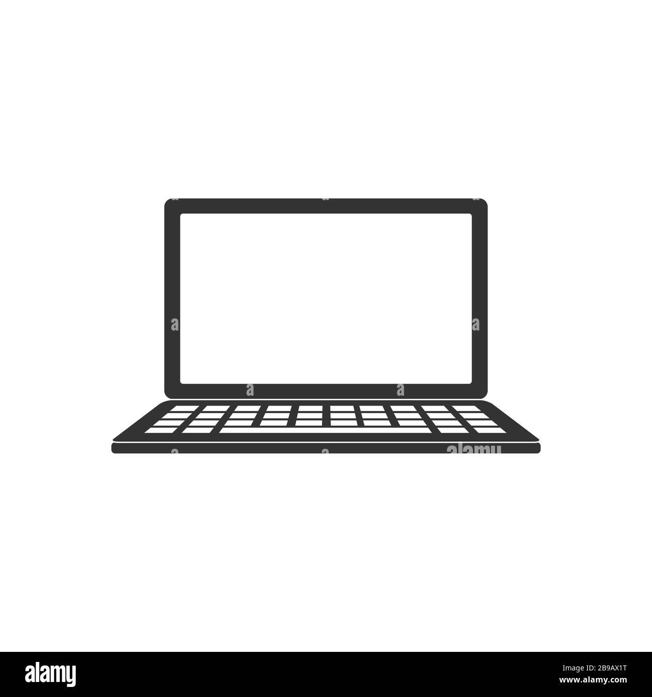 Laptop computer icon. Vector illustration Stock Vector Image & Art - Alamy