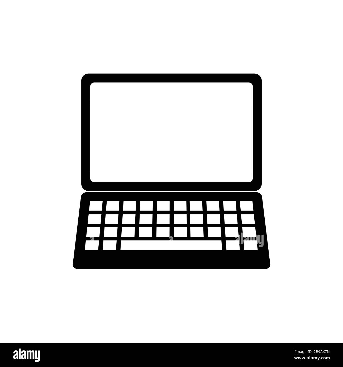 Laptop computer icon. Vector illustration Stock Vector Image & Art - Alamy