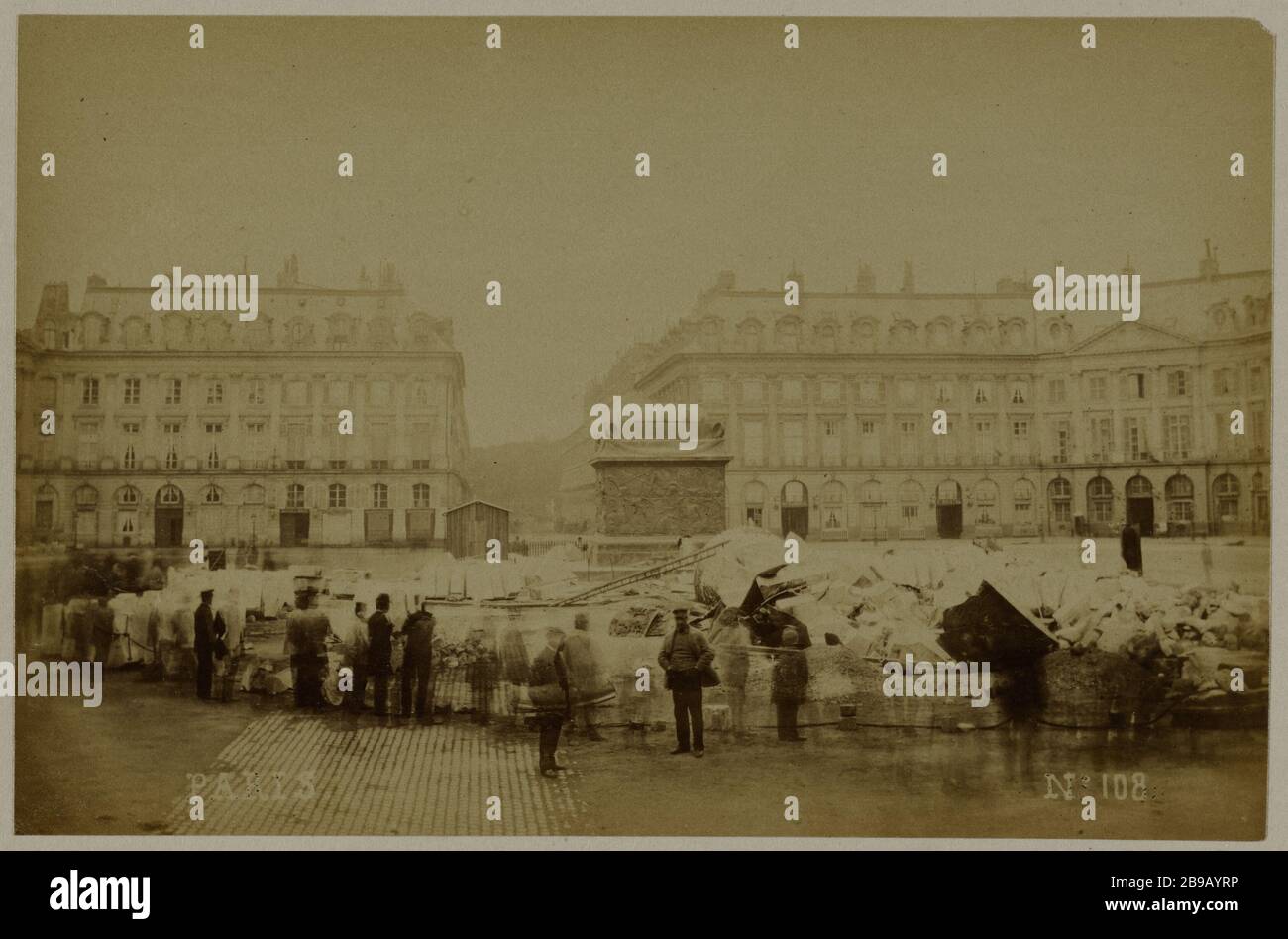 DESTRUCTION OF COLUMN VENDOME, 1st district, PARIS Destruction de la ...