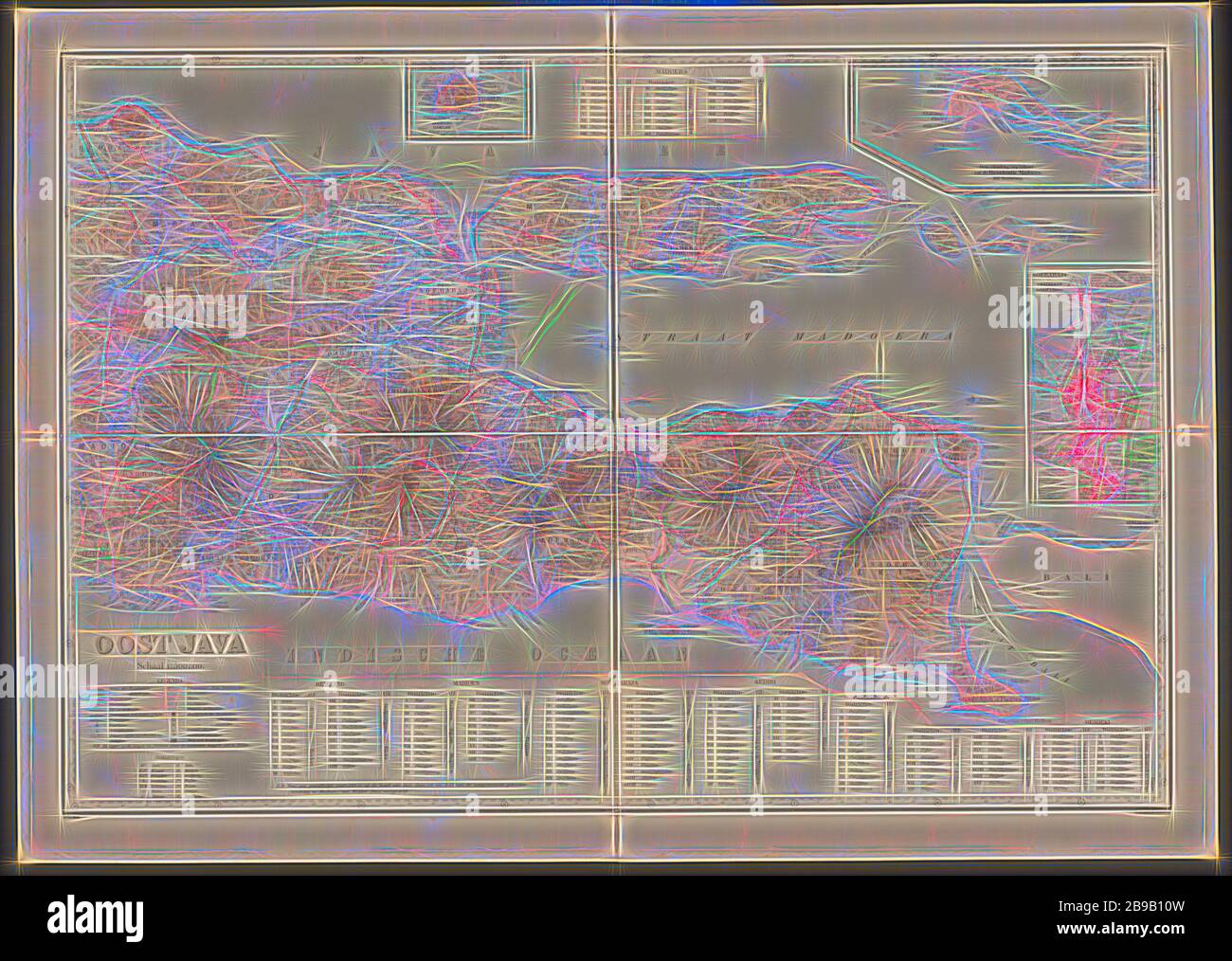 Map of East Java, Map of East Java with legend and inset maps from the ...