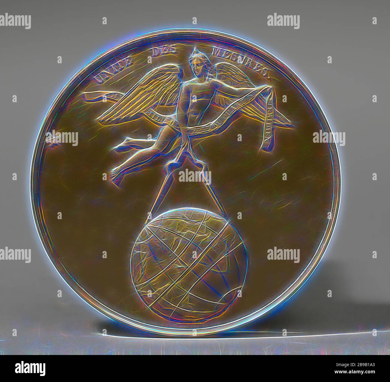 Medal metric system, 1840 with plastic holder, Bronze medallion system ...