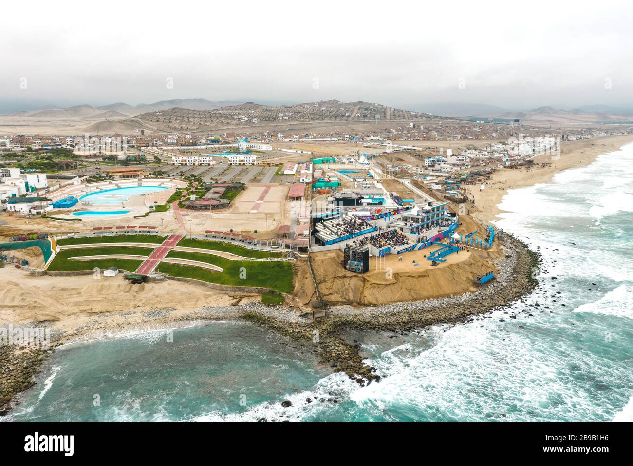 Punta Negra, Perú - July 29 2019, Lima Pan American Games 2019, Surf ...