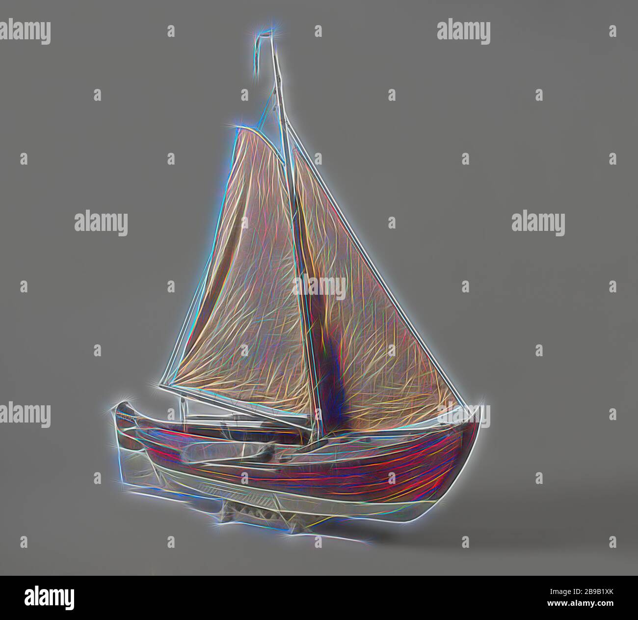 Model of a Botter, The botter is the best-known South Sea fishing ...