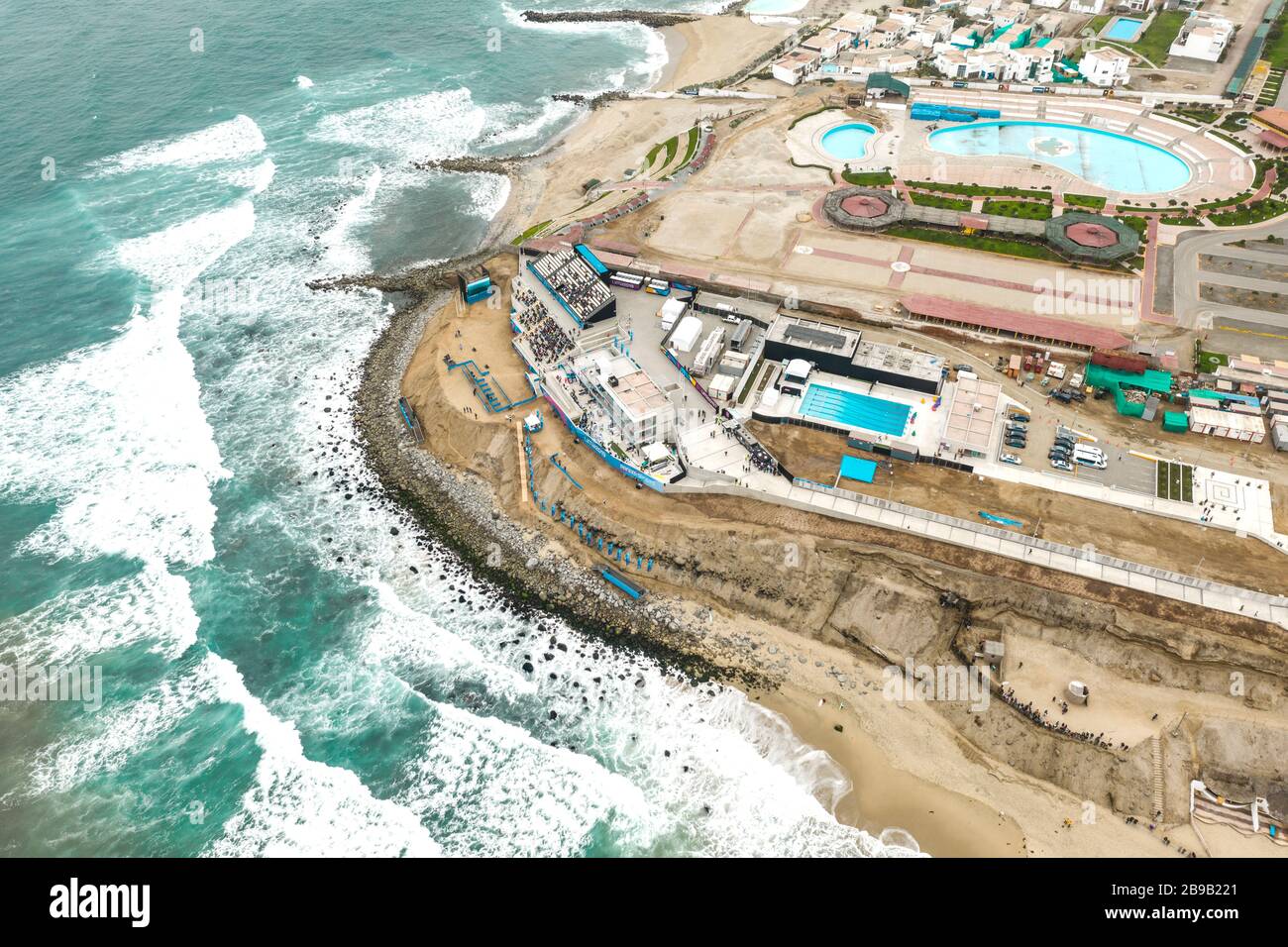 Punta Negra, Perú - July 29 2019, Lima Pan American Games 2019, Surf ...