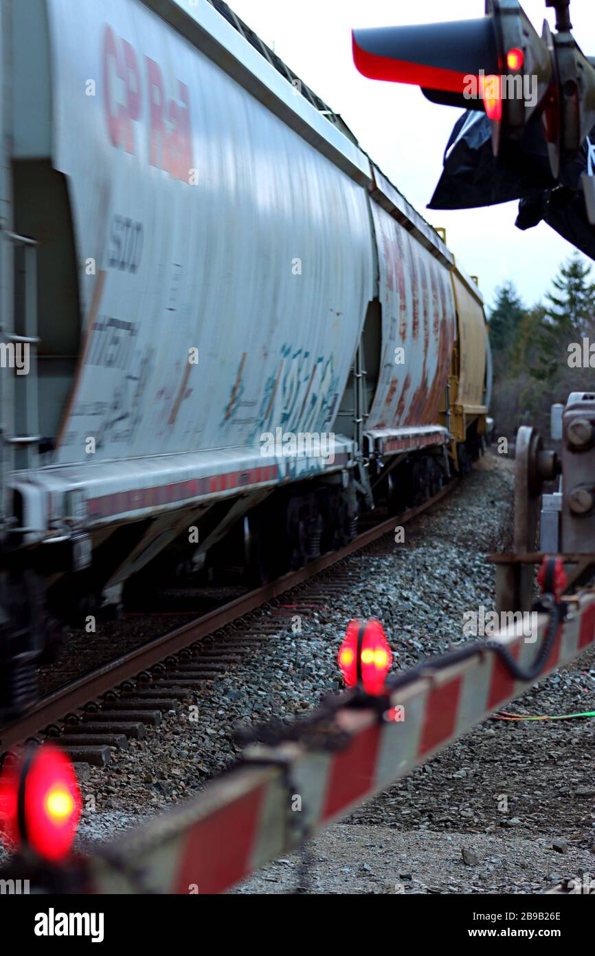 CN Rail Fort Langley BC Canada Stock Photo - Alamy