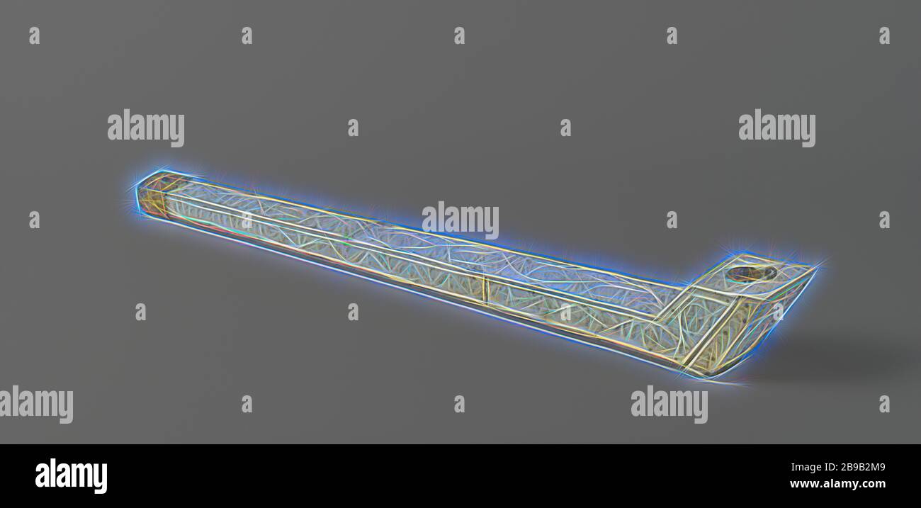 Case for a pipe Pipe case from Ceylon, Long, rectangular wooden case ...