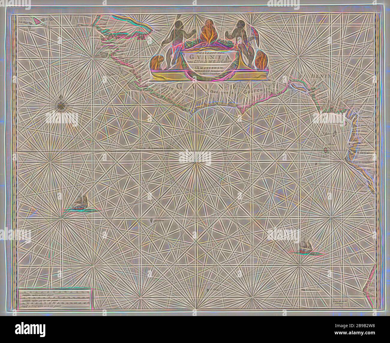 Cartouche maps hi-res stock photography and images - Alamy