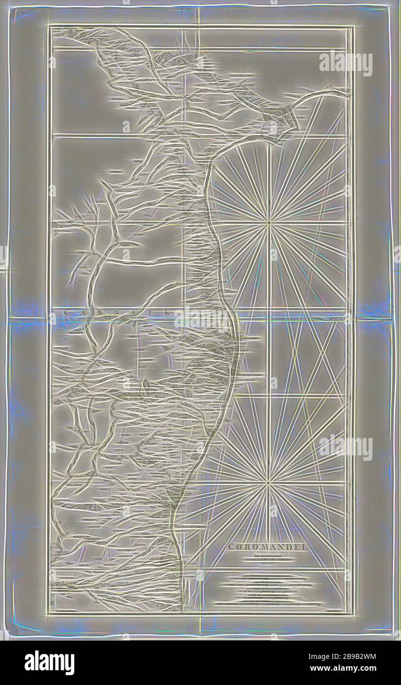 Map of Coromandel, Coromandel / par le Sr d'Anville (title on object ...