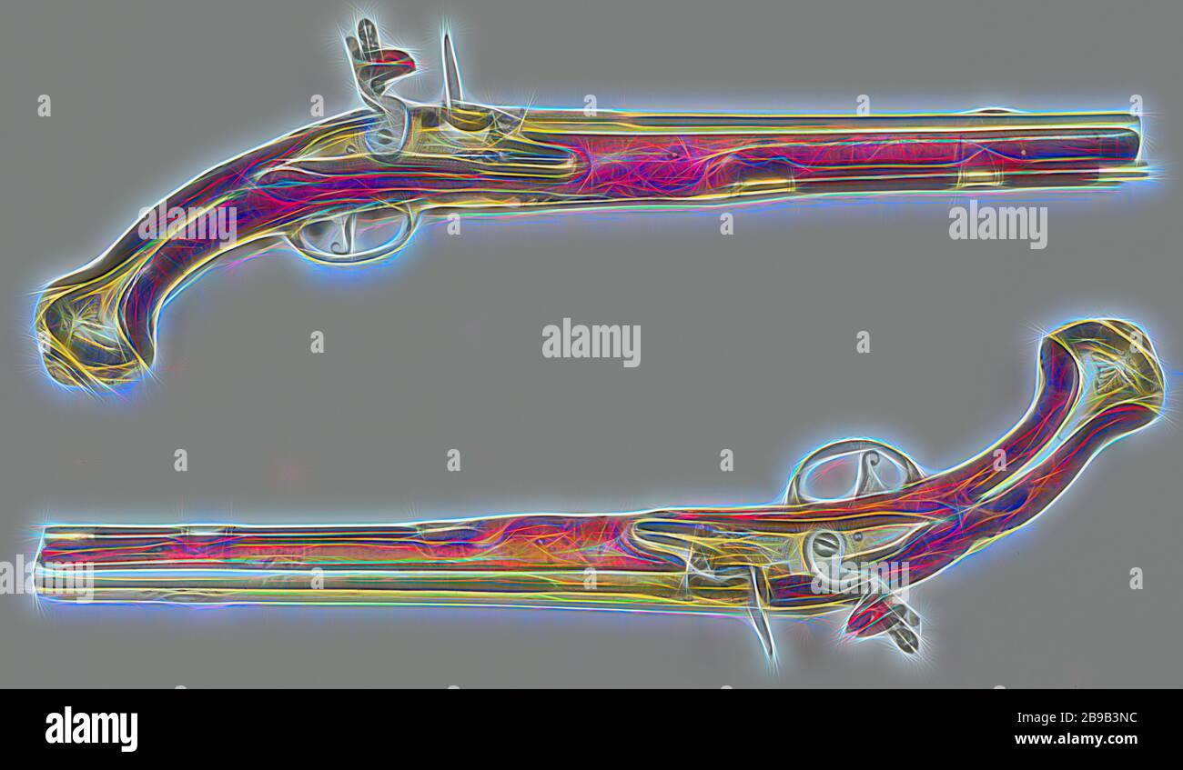 Flint gun with battery lock, Gun belongs to torque. Loop: Steel loop ...