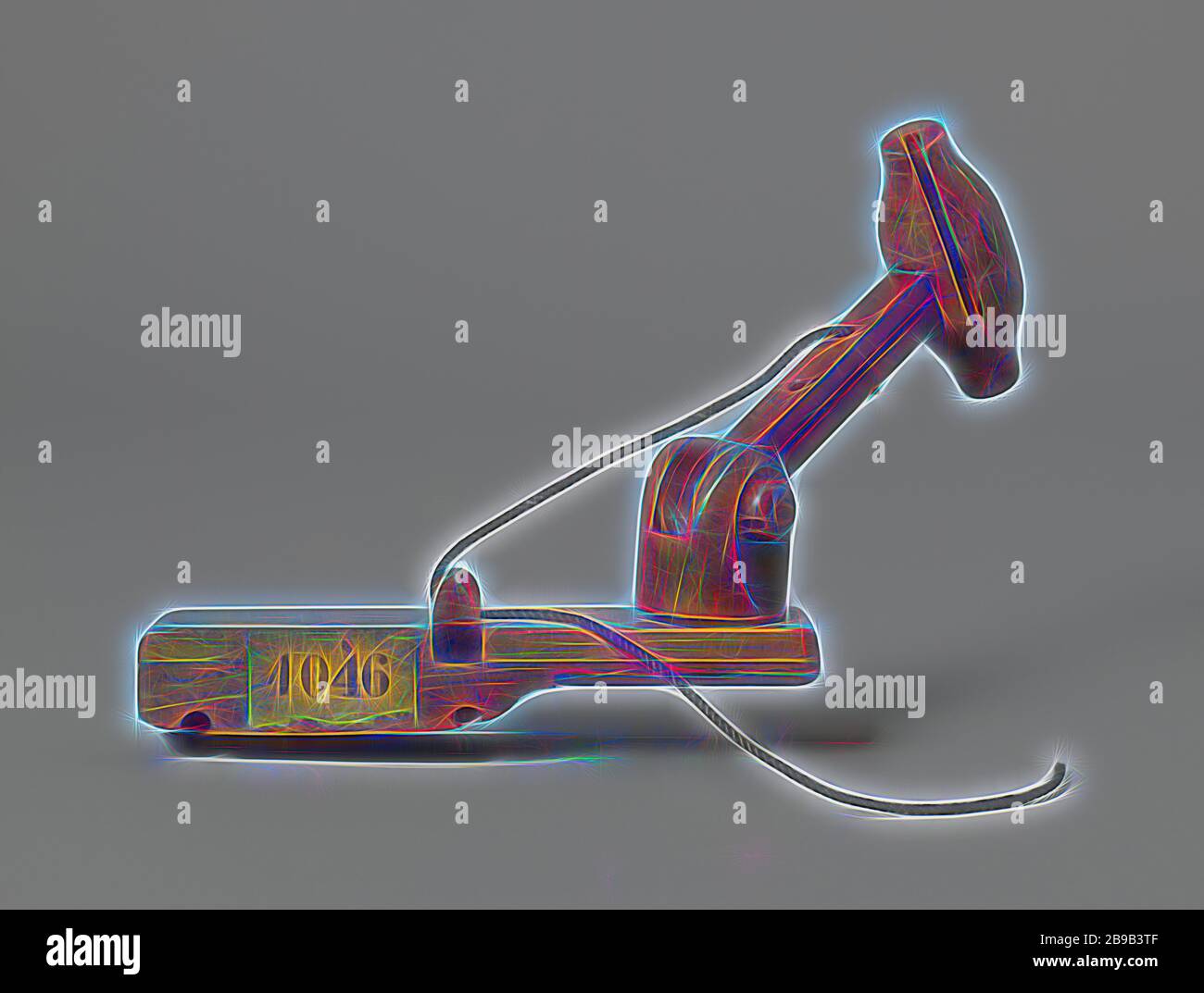 Model of a Gun Lock (Percussion), Model of a percussion lock for gun on ...