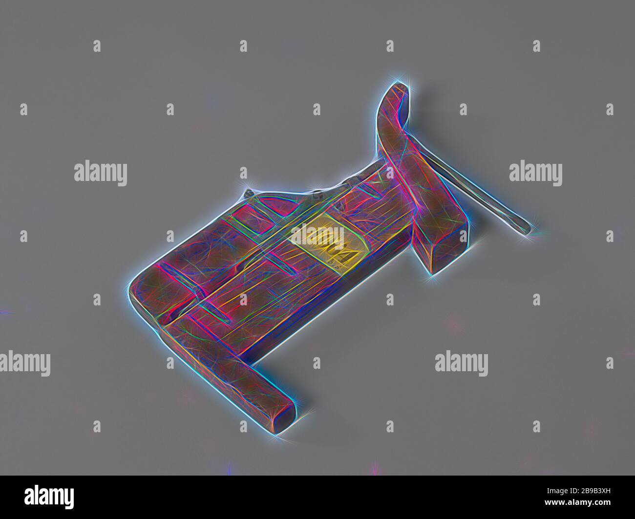 Model of a Rudder with a Cap, Model of a rudder and rudder stern with a ...