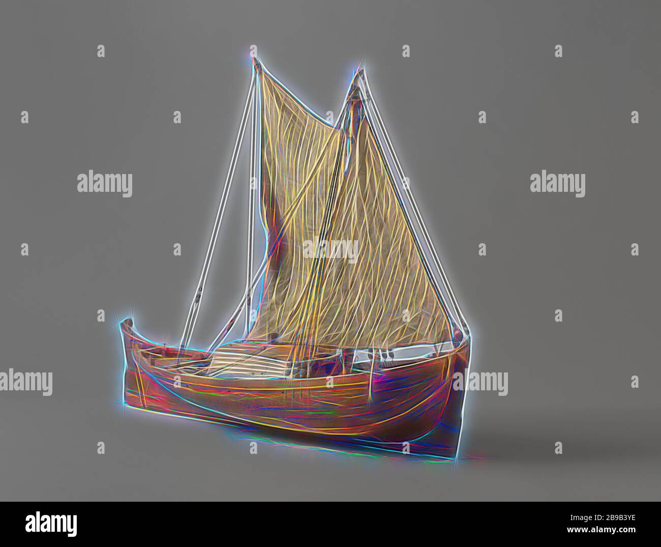 Model of a Marker Water ship, Tested model of a Marker water ship, on ...