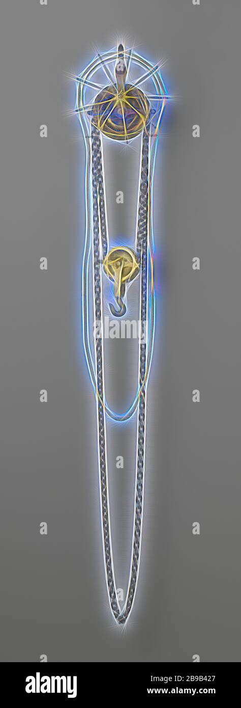 Model of a Differential Pulley, Model of a differential hoist. A ...