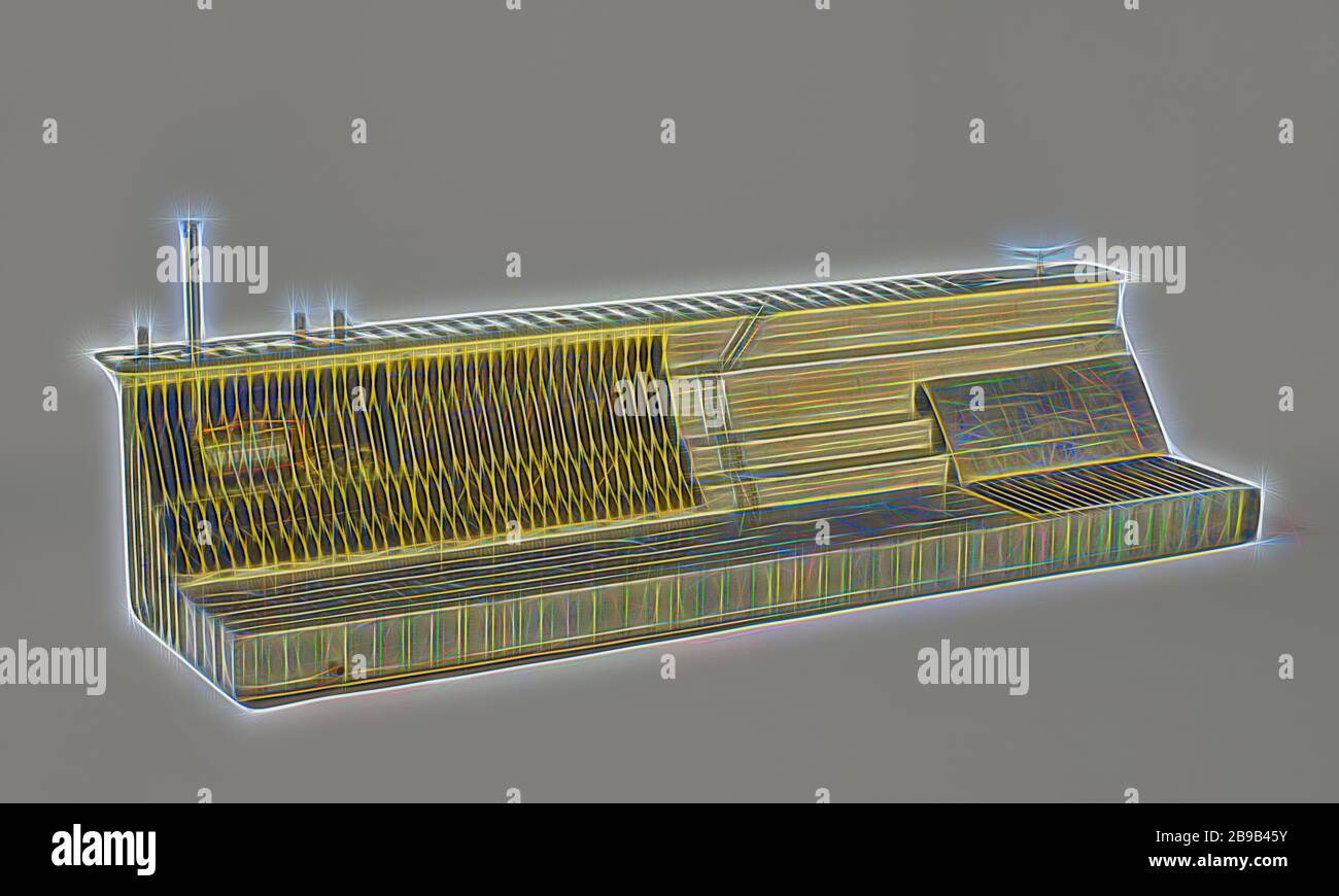 Model or part of a floating dock Model or part of a floating dock Model ...