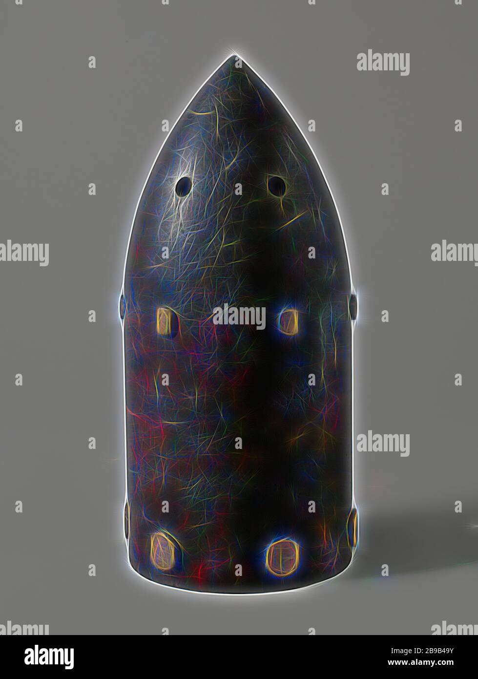 23-cm Palliser Shell, Point-shaped 23 cm grenade, painted red. The ...