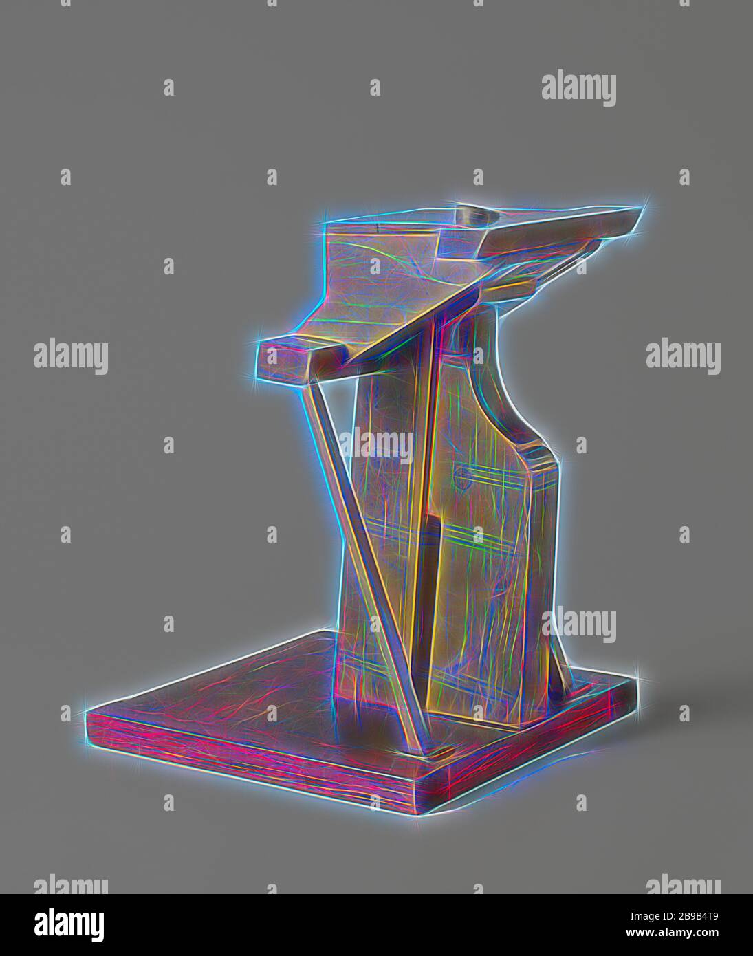 Model of a Round-Headed Rudder for Frigates, Model of the upper part of ...