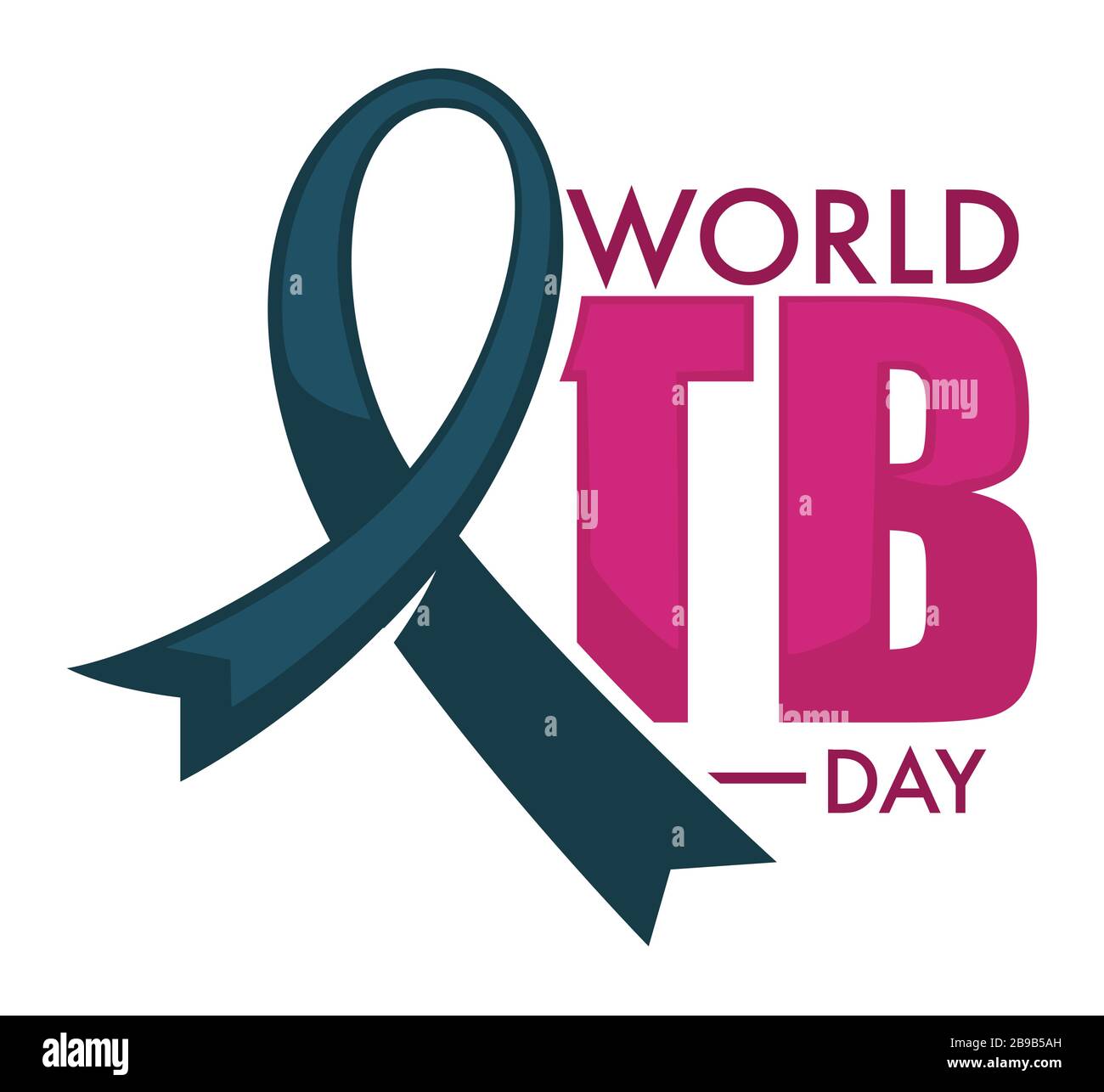 Lungs Disease Awareness Isolated Icon World Tuberculosis Day Stock