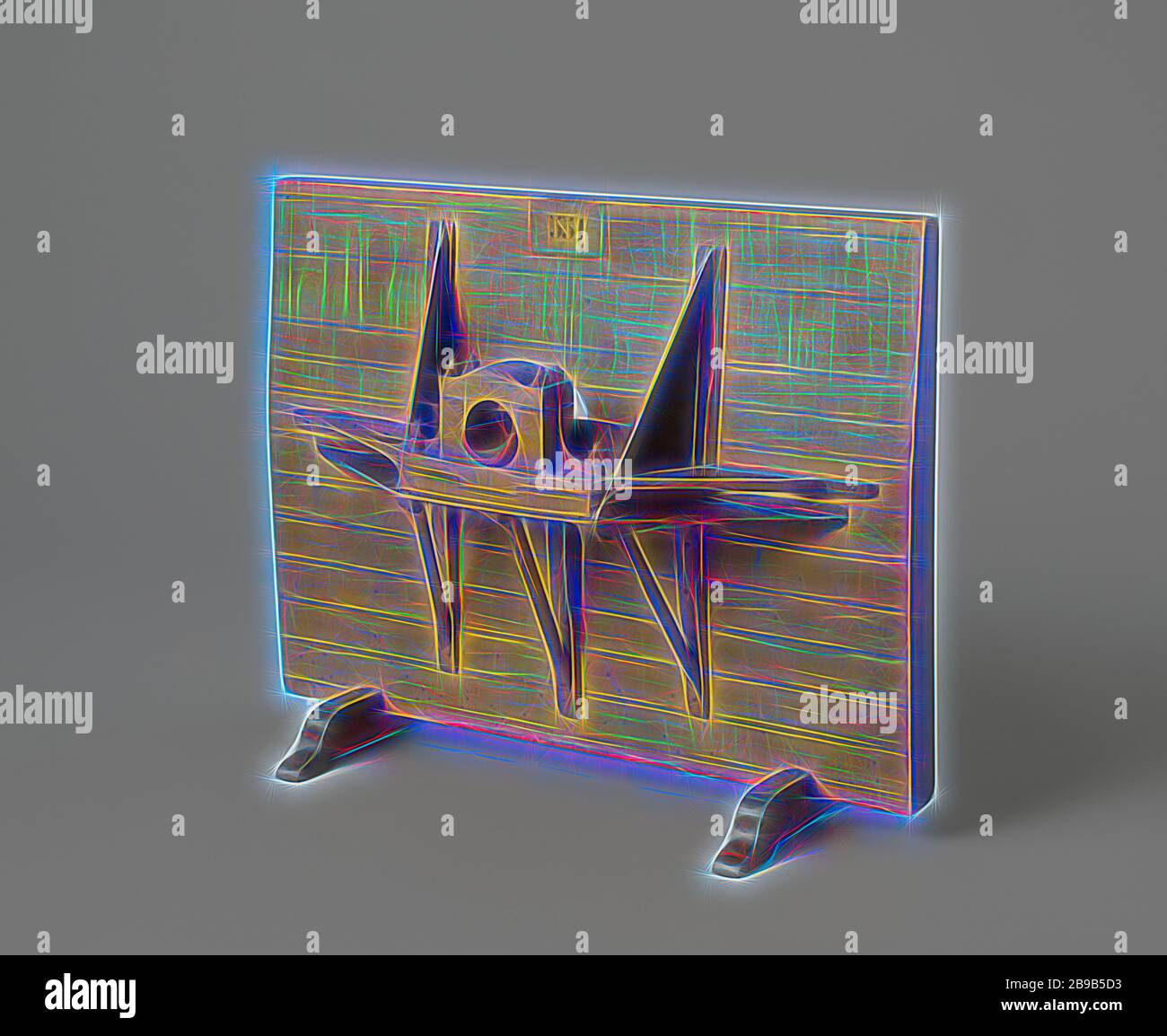 Model of a Paddle Shaft Support, Model of a part of the ship's skin ...