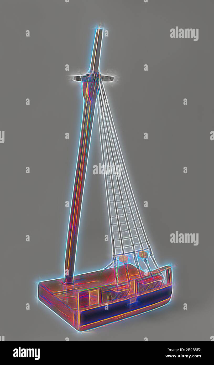 Model of a Mainmast with Turnbuckles and Pinion Jack, Model of a tubed ...