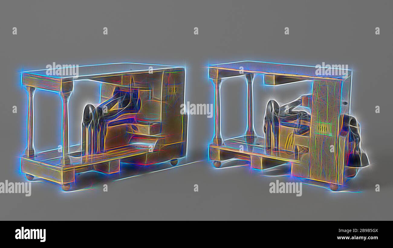 Model of a Chain Stopper, Model of a chain stopper between two decks ...