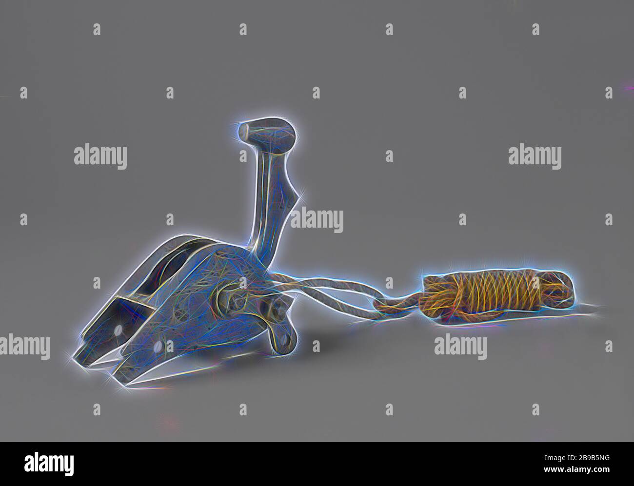 Gunlock (Percussion), Iron percussion lock with subtraction rope. The ...