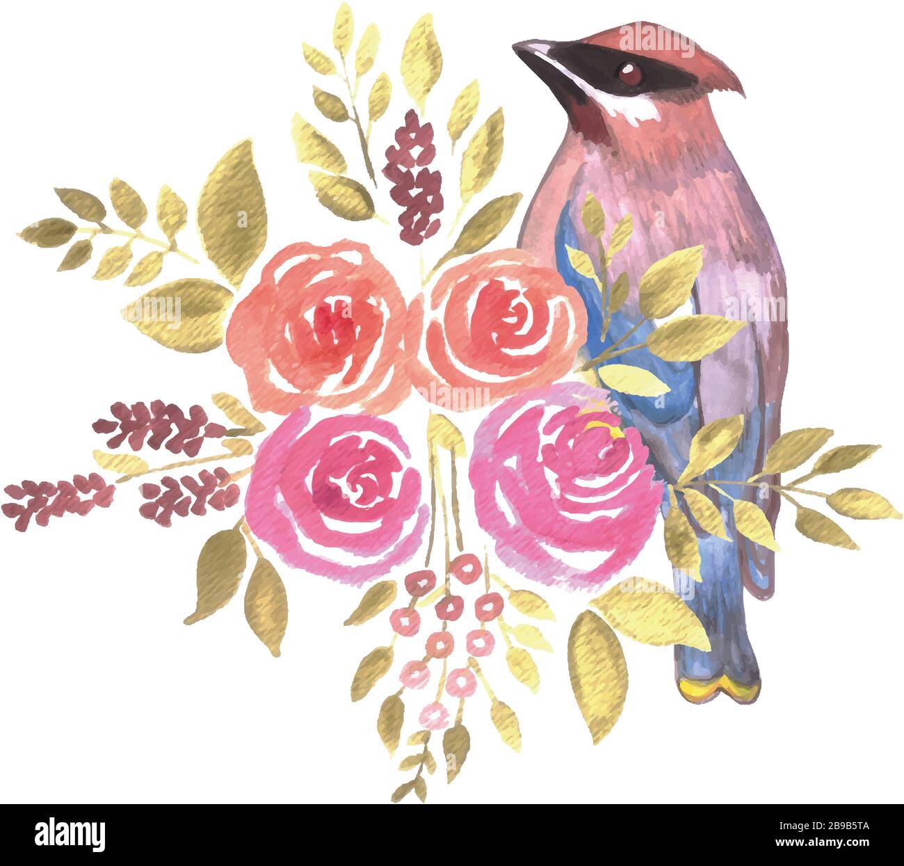 Small perennial flower Stock Vector Images - Alamy