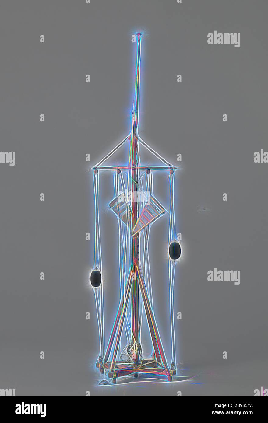 Model of a Batavian Coastal Telegraph, Model of an optical telegraph ...
