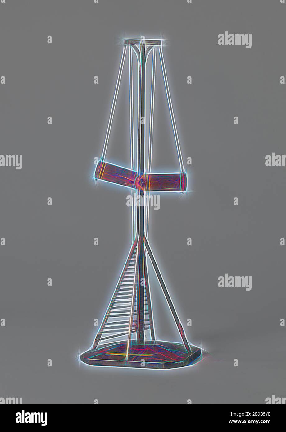 Model of an Optical Telegraph, Model of an optical telegraph on a floor ...