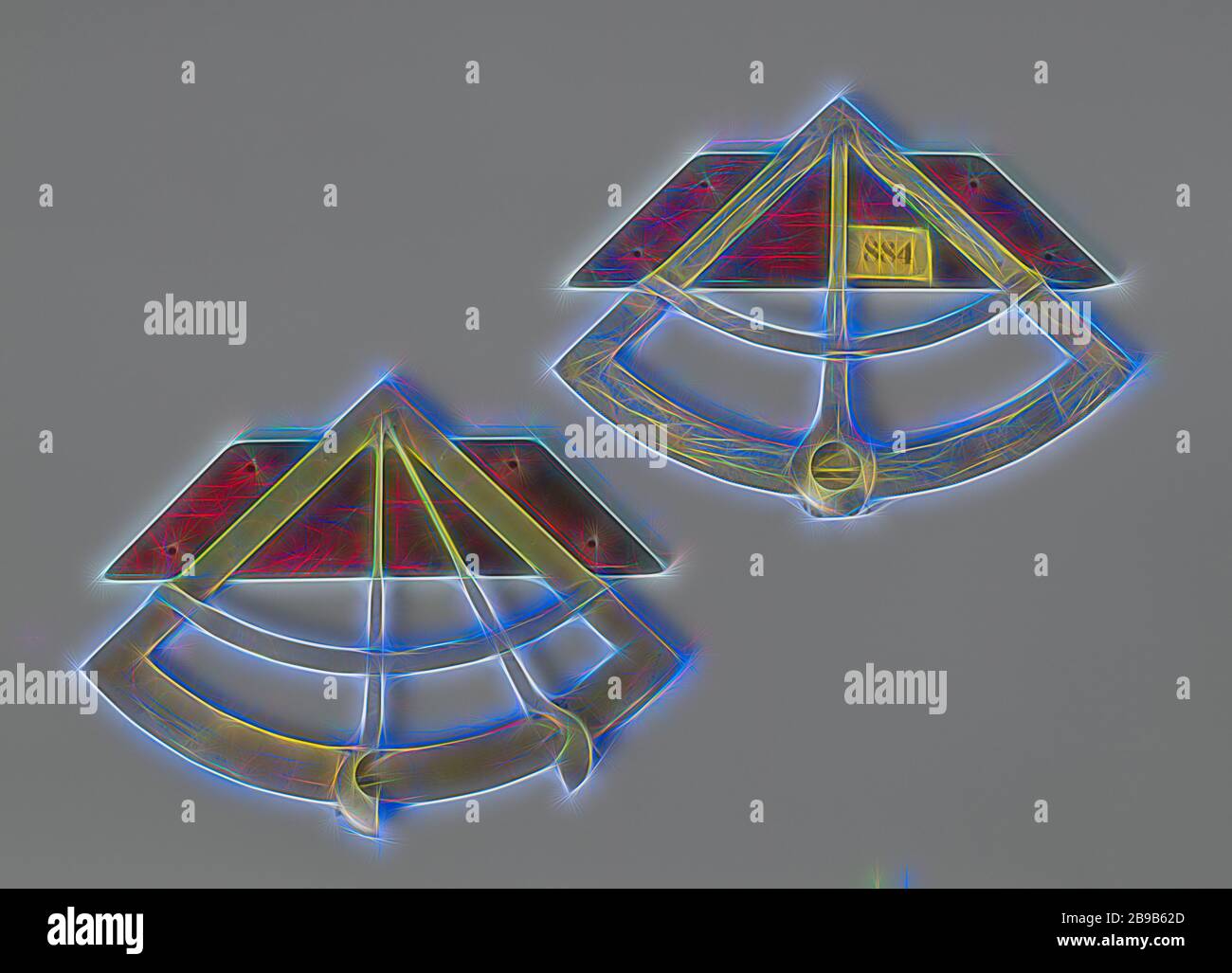 Two Quadrants, Two almost identical clinometers to the maximum slope of ...