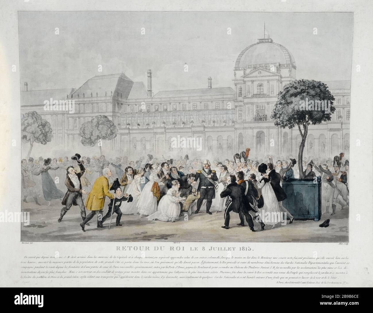RETURN OF THE KING, THE 8 July 1815 Pierre-Michel Alix (1762-1817) et ...