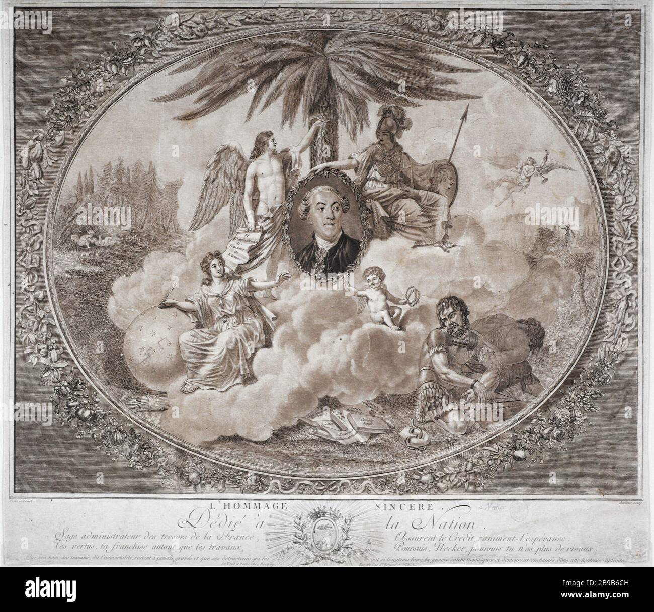 The sincere tribute (Necker) dedicated to the Nation Amicus. "L'hommage ...