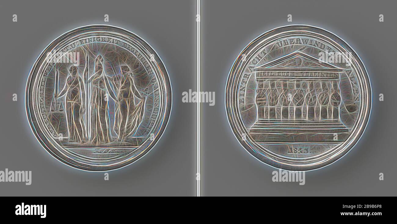 Victories of the allies over the French in the year 1813, Tin medal in ...